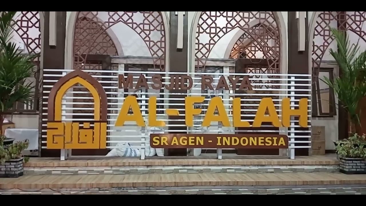 MENUJU MASJID AL FALAH SRAGEN - YouTube