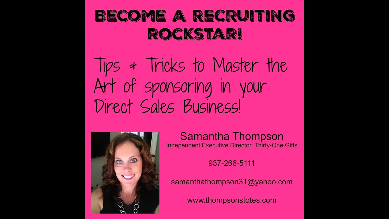 Direct Sales Recruiting Tip #3 - YouTube