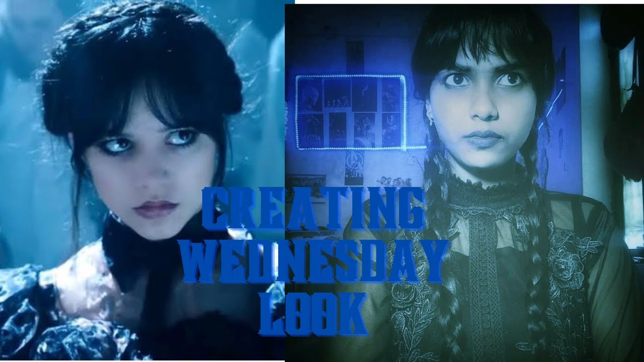 How to create Wednesday look // Wednesday Addams look // recreation ...