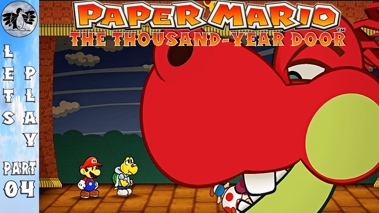 Let's Play Paper Mario TTYD Part 4 [GC] Hooktail (Blind) - YouTube
