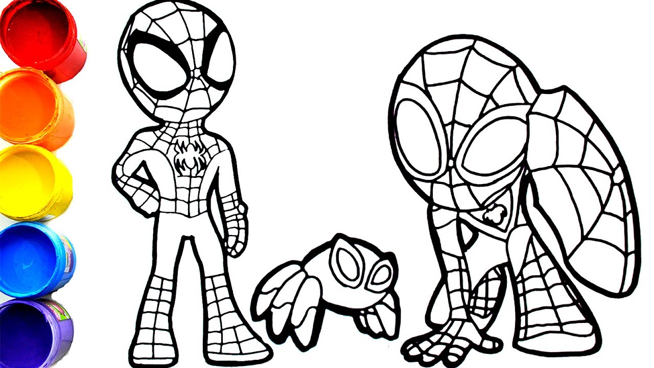 🔴🔴How To Draw Marvel's Spidey and His Amazing Friends: Season 3 - Spin ...