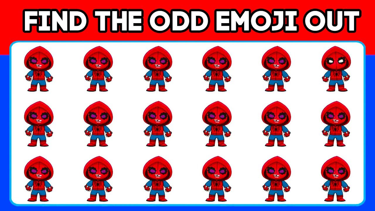 FIND THE ODD EMOJI OUT in this Odd Emoji Quiz! Odd One Out Puzzle ...