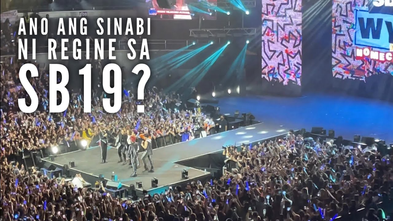 REGINE VELASQUEZ at SB19’s WYAT HOMECOMING CONCERT in Araneta Coliseum ...