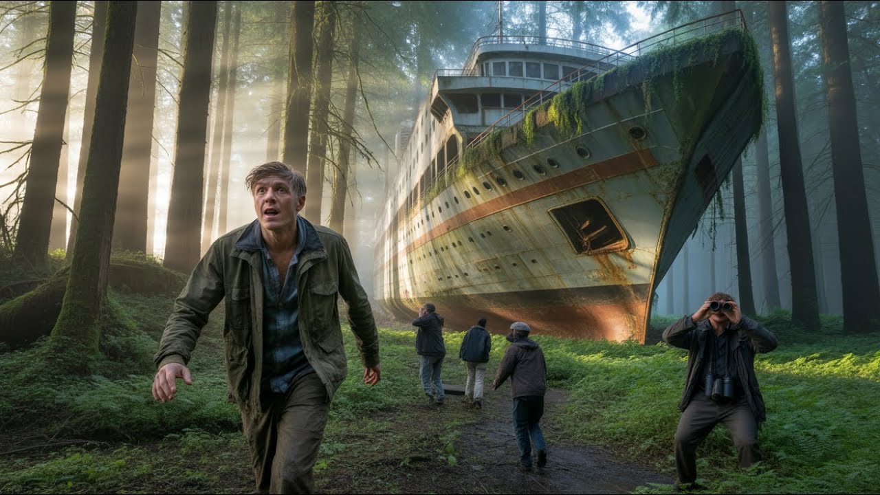Explorer Finds a Giant Cruise Ship in the Middle of a Forest - YouTube