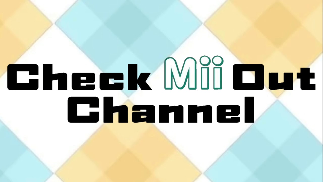 Channel Preview - Check Mii Out Channel (Wii) - YouTube