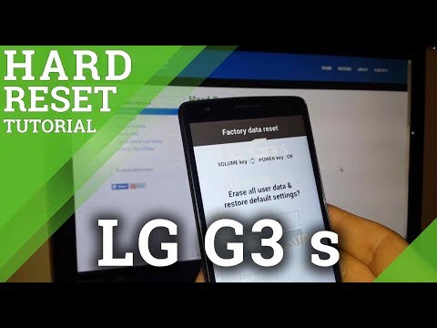 Hard Reset LG G3 s - how to wipe your phone