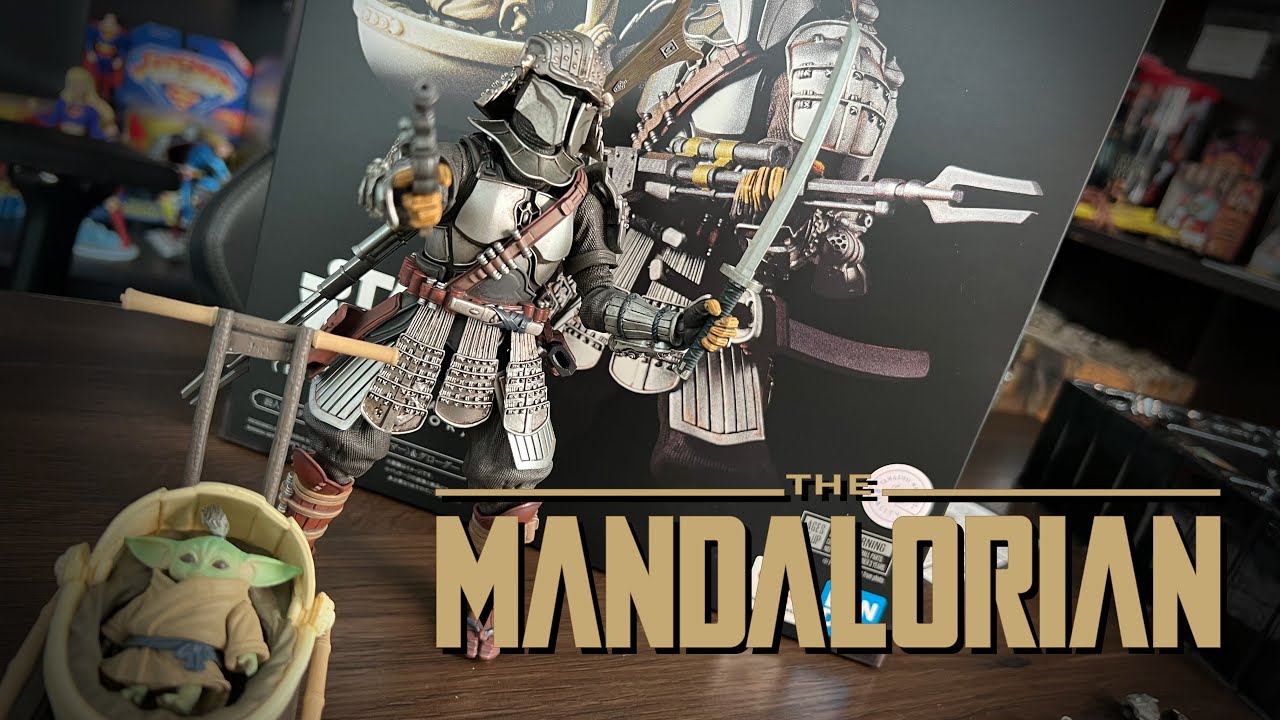 Bandai Star Wars Movie Realization Ronin Mandalorian and Grogu Unboxing ...