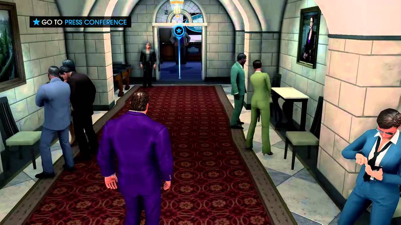 Saints Row IV: Re-Elected Male president cutscene - YouTube