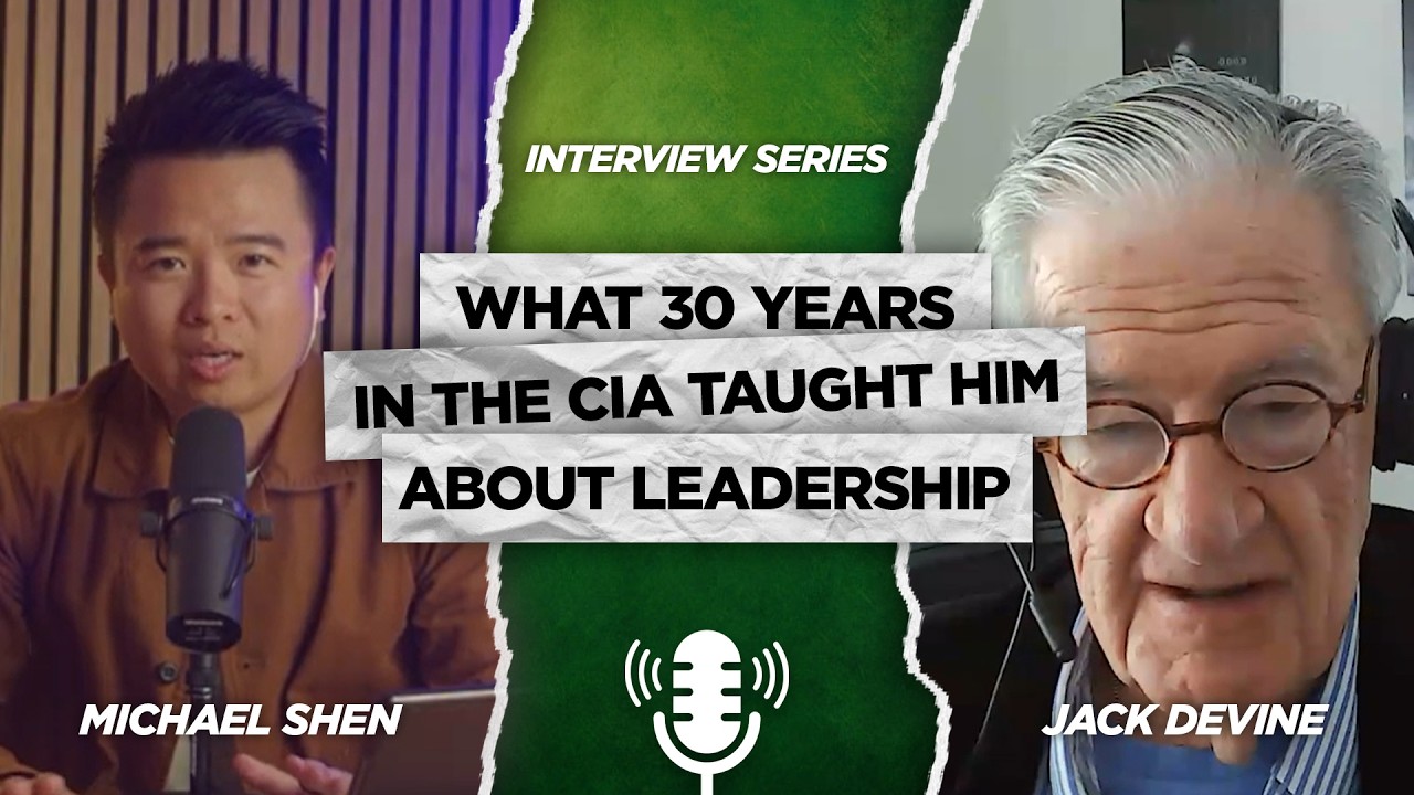 Jack Devine: Leadership and life lessons from a CIA Spymaster - YouTube