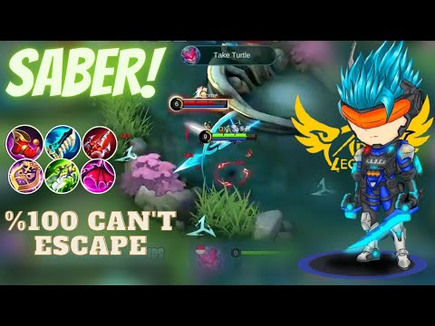 One Shot Combo Kills ! Saber Gameplay - Best Build Saber By Ṩaͥ多eͣrͫ ...