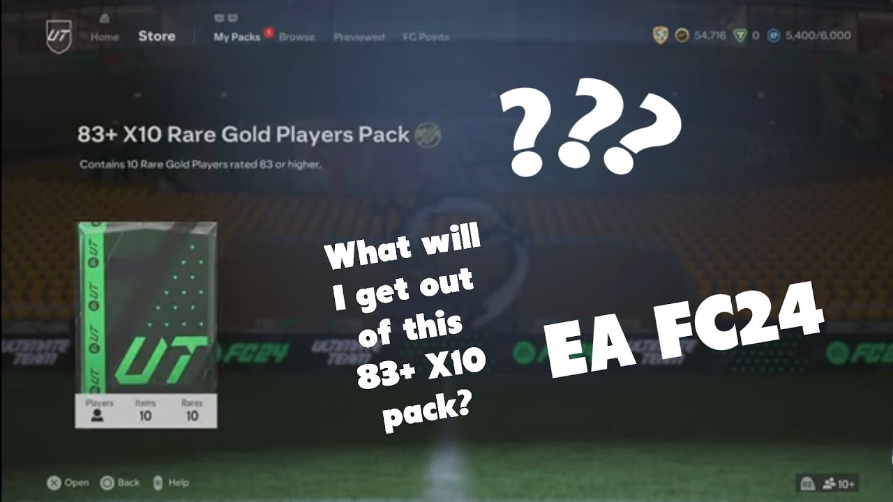 What will I get out of this 83+ X10 Rare Gold Players Pack - YouTube