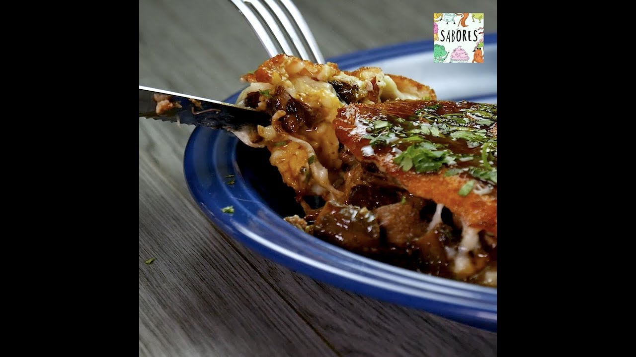 Costra de Queso con Carne - YouTube