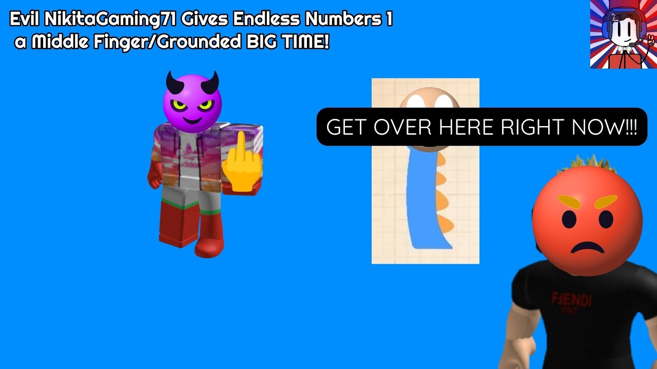 Evil NikitaGaming71 Gives Endless Numebrs 1 a Middle Finger/Grounded ...