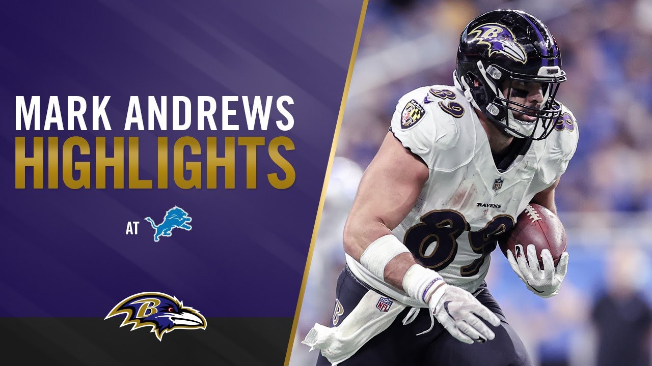 Every Mark Andrews Catch From 109-Yard Game | Week 3 - YouTube