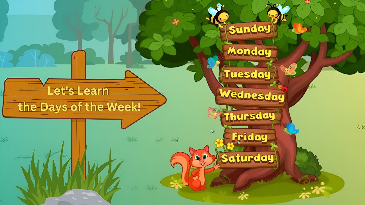 Days of the Week Song | Kids Learning Song | Happy Hearts Learning Kids ...