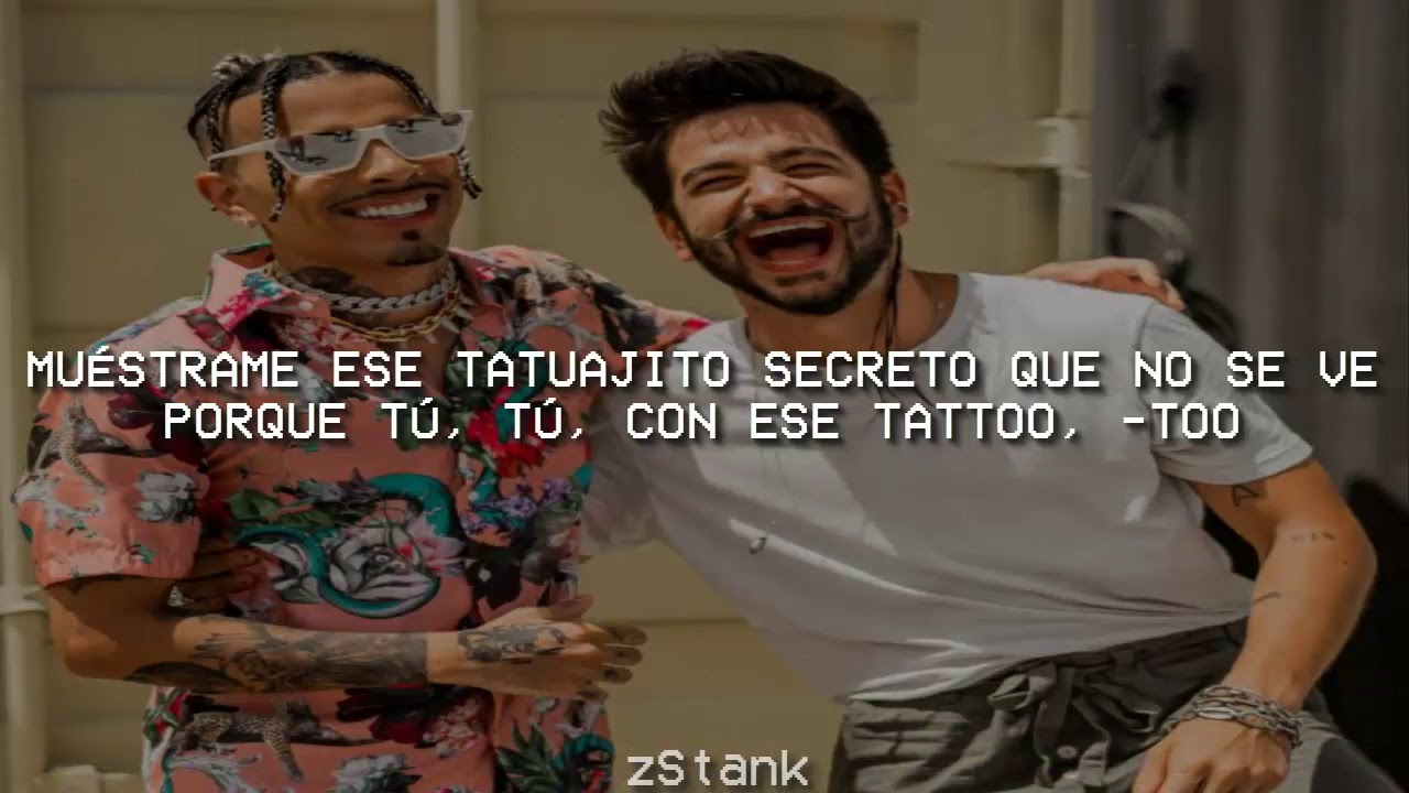 Rauw Alejandro & Camilo - Tattoo Remix (LETRA) - YouTube