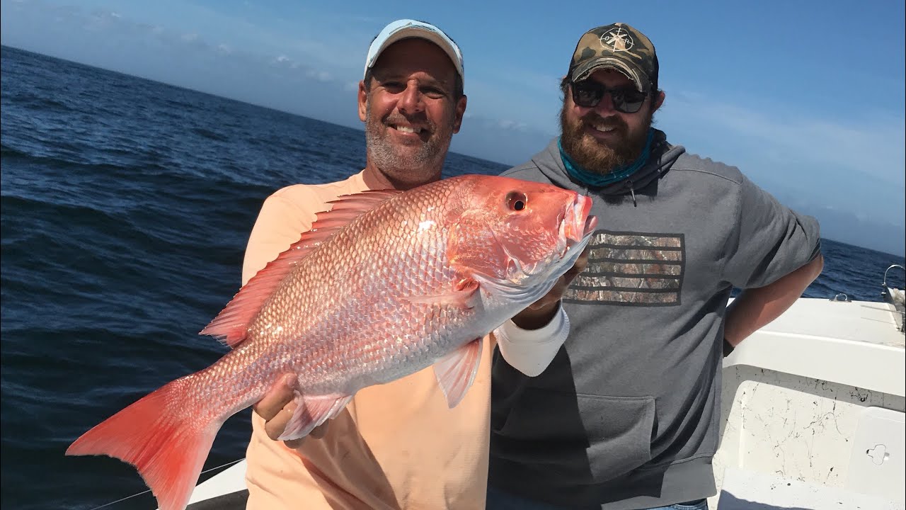 Hooking Red Snapper in the Atlantic - YouTube