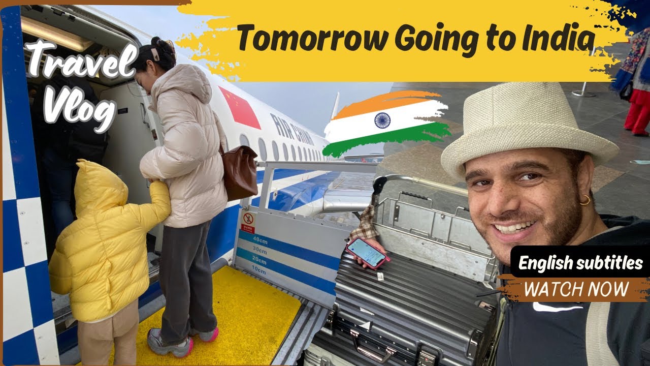 Tomorrow we are GOING TO INDIA 🇮🇳 we are very Excited, and Happy ...
