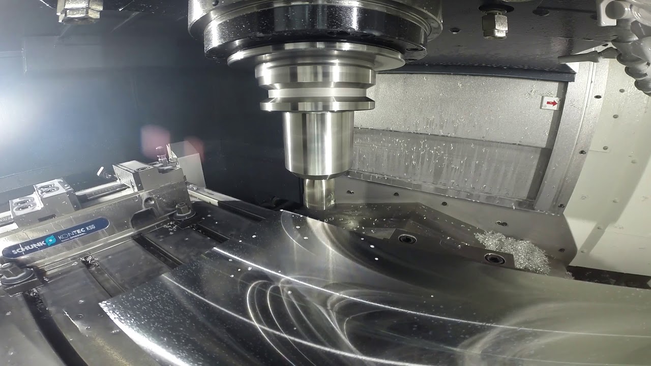 PDL025 with MEC and facemill cutter MFAH - YouTube