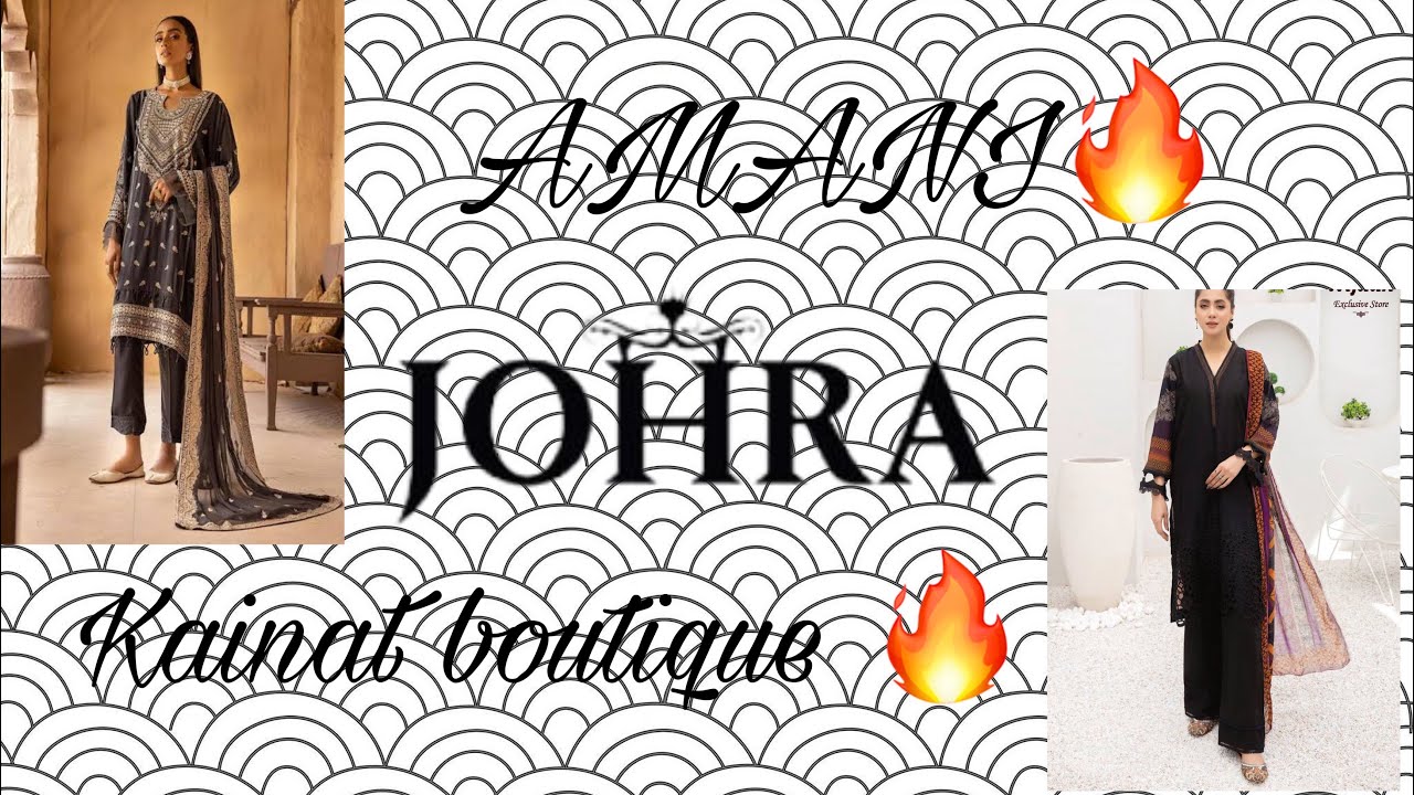 JOHRA by AMANI chicken Kari 3pc with printed shafoon crinkle duppata ️🔥 ...