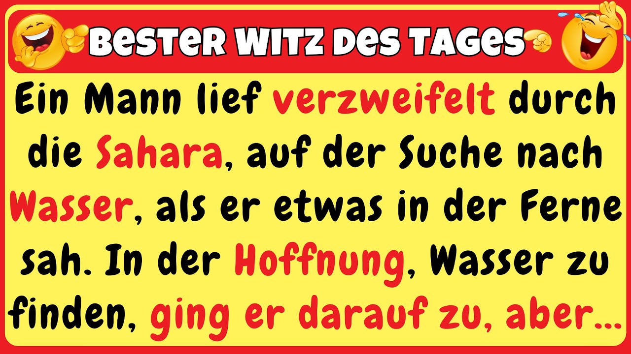 🤣 BESTER WITZ DES TAGES! - Auf der Suche nach Wasser in der Wüste ...