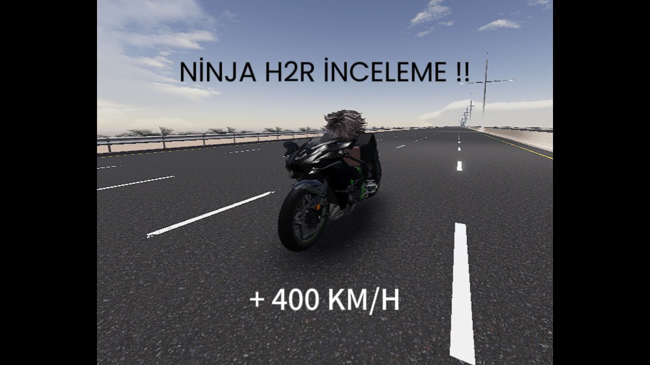 KAWASAKİ NİNJA H2R İNCELEME VE TEST !! (Moto Trackday Project) Roblox ...