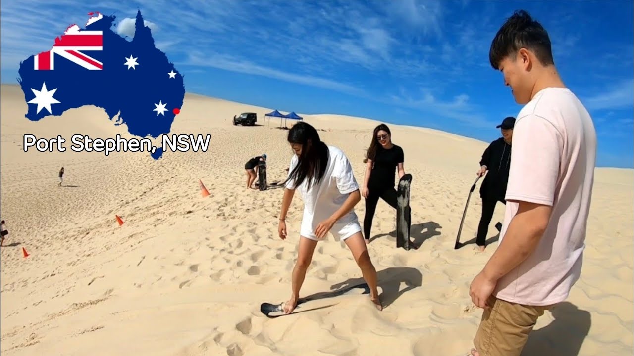 호주여행 사막에서 보드타기 Australia🇦🇺, Sandboarding at desert - YouTube