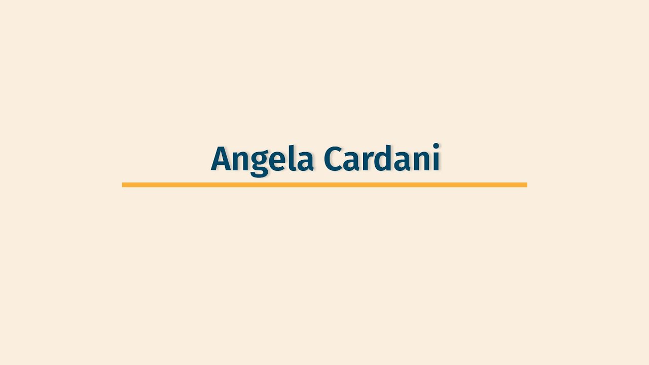 Angela Cardani, Italia (1925-2019) - YouTube