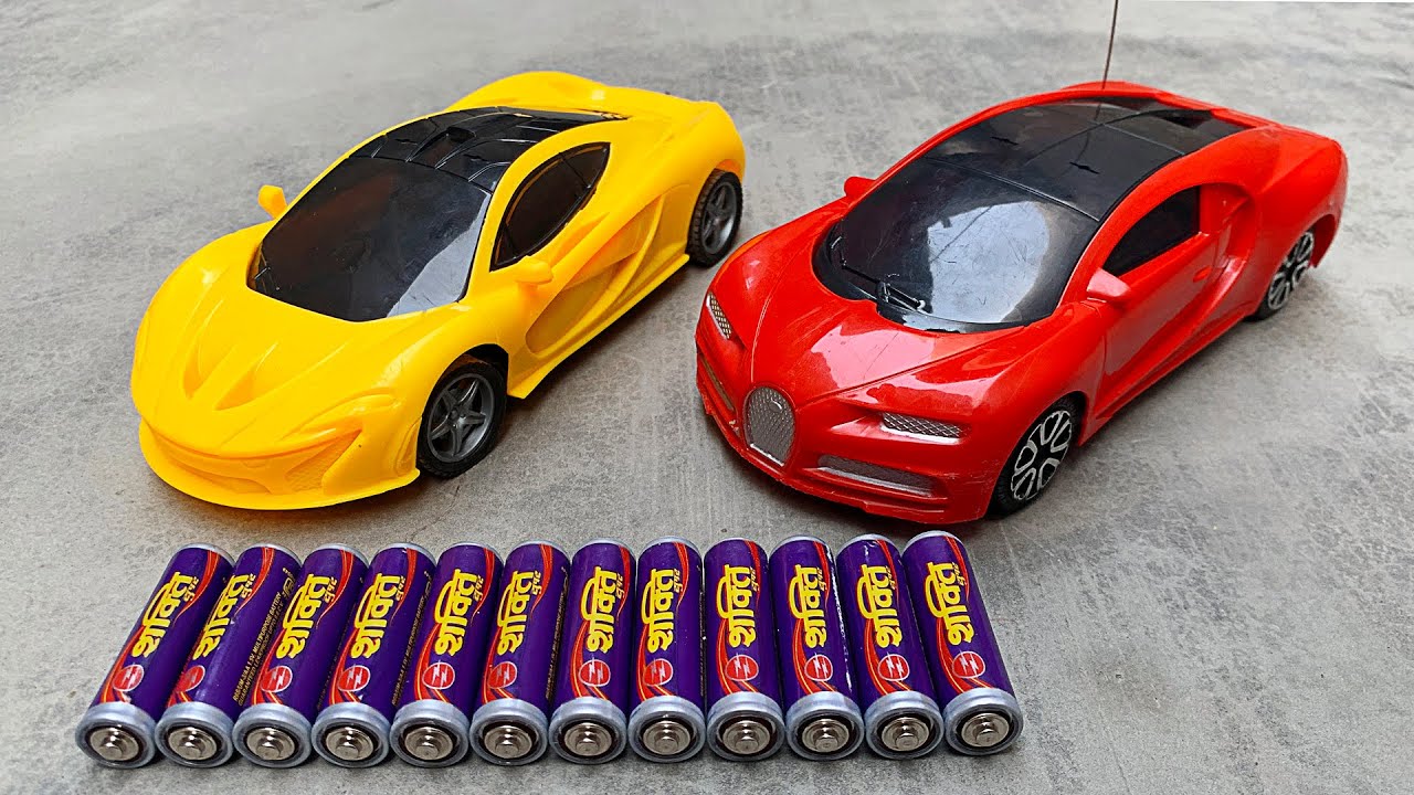 RC Yellow & Red Car Unboxing | Remote Control RC Car Unboxing - YouTube