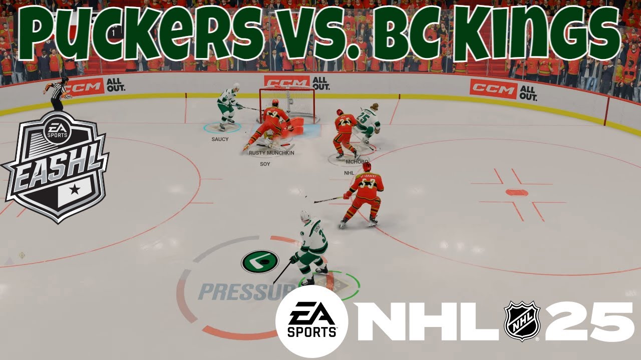 The Puckers vs. BC Kings - NHL 25 EASHL 3v3 Season Play (S6) 7-24-25 ...
