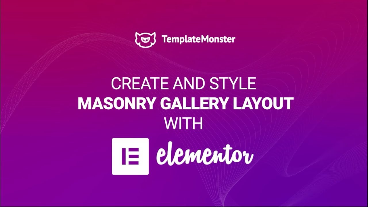 Elementor Masonry Gallery Tutorial infographie Elementor Masonry Gallery Tutorial infographie
