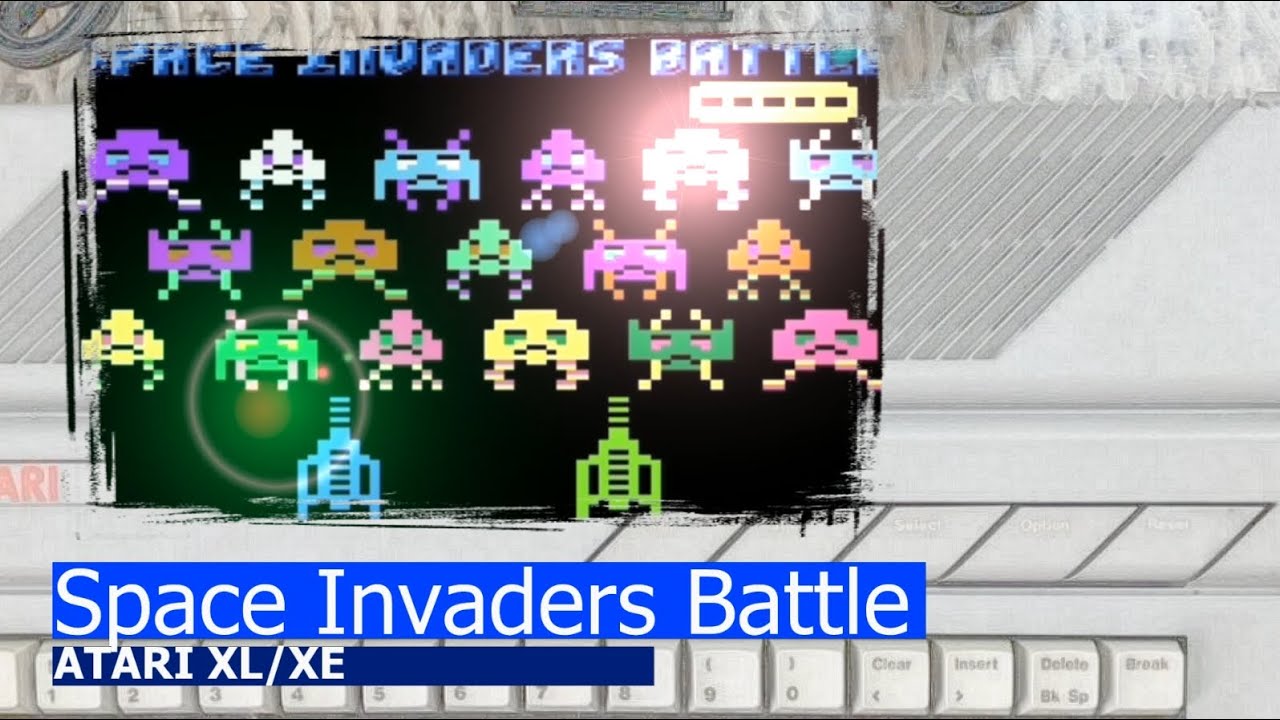 Atari XL/XE -=Space Invaders Battle=- - YouTube