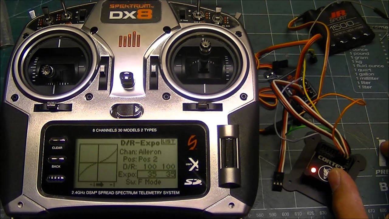 DX8 flight modes and Cortex - YouTube
