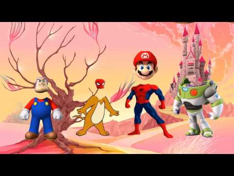 wrong heads spiderman, jerry , super mario, - YouTube