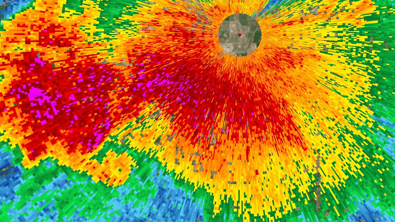 2016 Dodge City, Kansas Supercell Radar Loop - YouTube