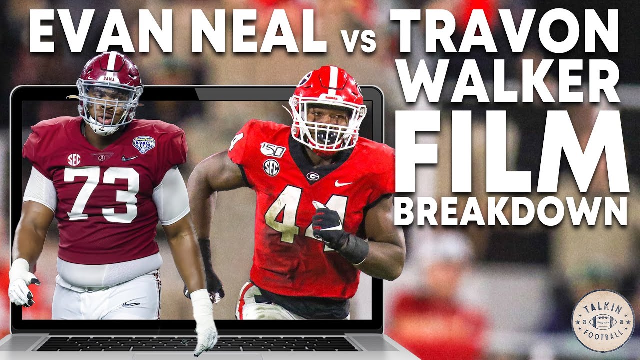 Evan Neal vs. Travon Walker Film Breakdown - YouTube