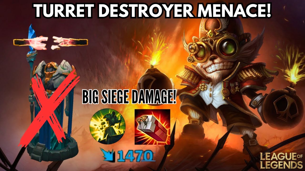 TURRET DESTROYER! BIG SIEGE DAMAGE! - ZIGGS Gameplay - League of ...