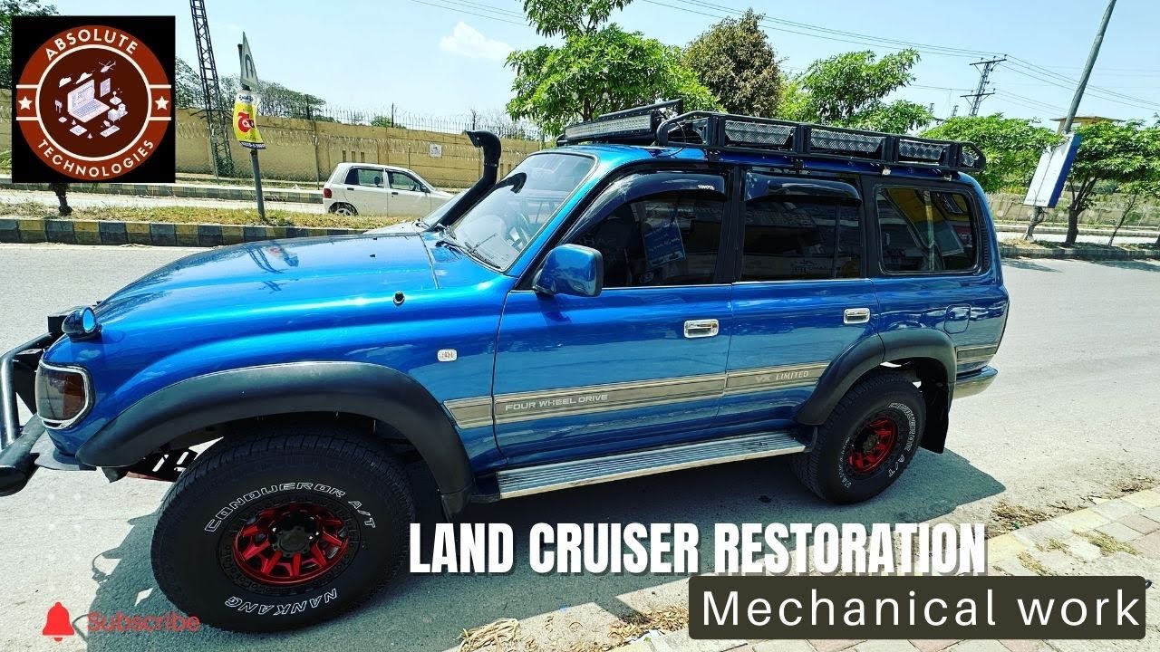 Toyota land cruiser 80 series rebuild | Mechanical work of land cruiser ...