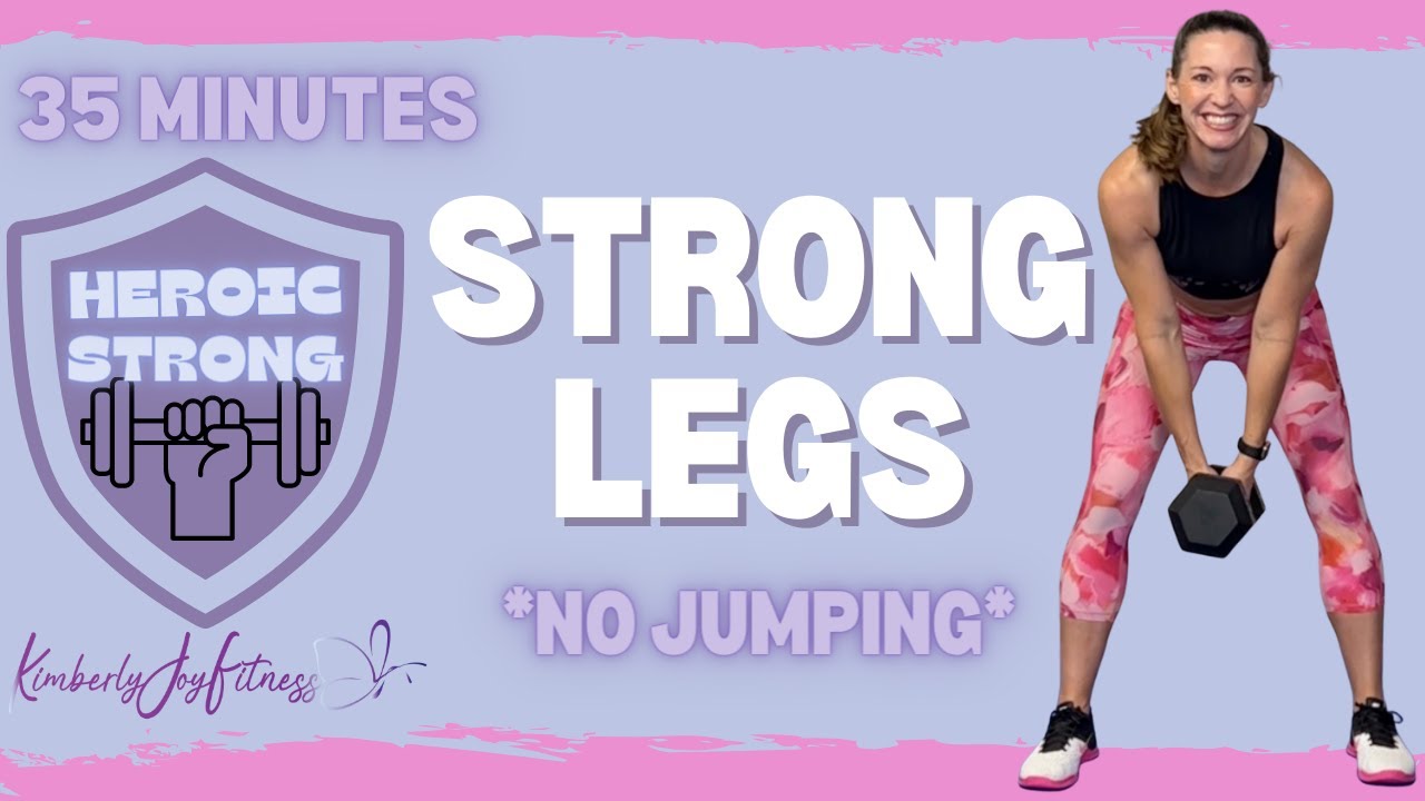 𝐇𝐞𝐫𝐨𝐢𝐜 𝐒𝐭𝐫𝐨𝐧𝐠 𝐃𝐚𝐲 #4 | Strong Legs Workout for Women - 35 Minutes - YouTube