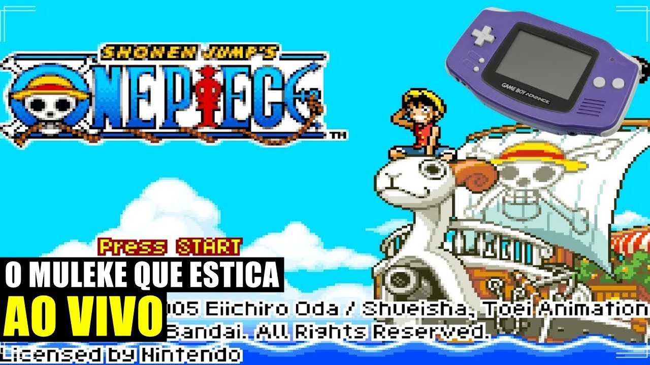 O JOGO DO MULEKE ELÁSTICO - Shonen Jump's One Piece - GBA - YouTube