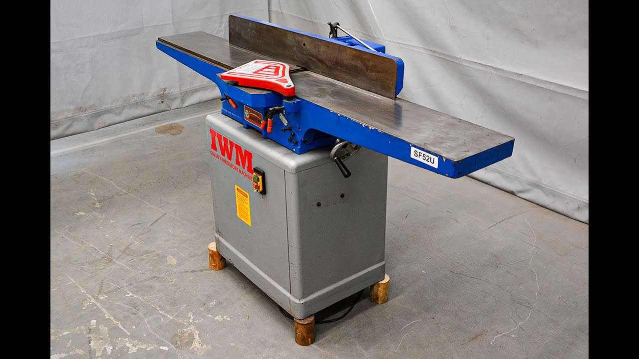 IWM 200mm Surface Planer 220v | GFP Machines - YouTube