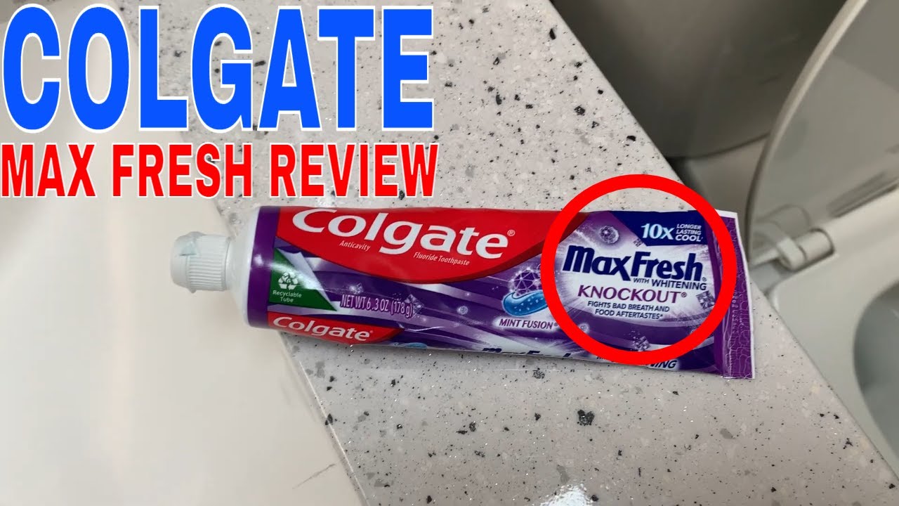 Colgate max fresh toothpaste 🔴 - YouTube