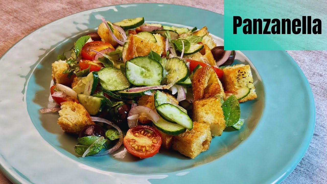 PANZANELLA, A SALADA ITALIANA !🥗 salada típica do verão italiano! - YouTube