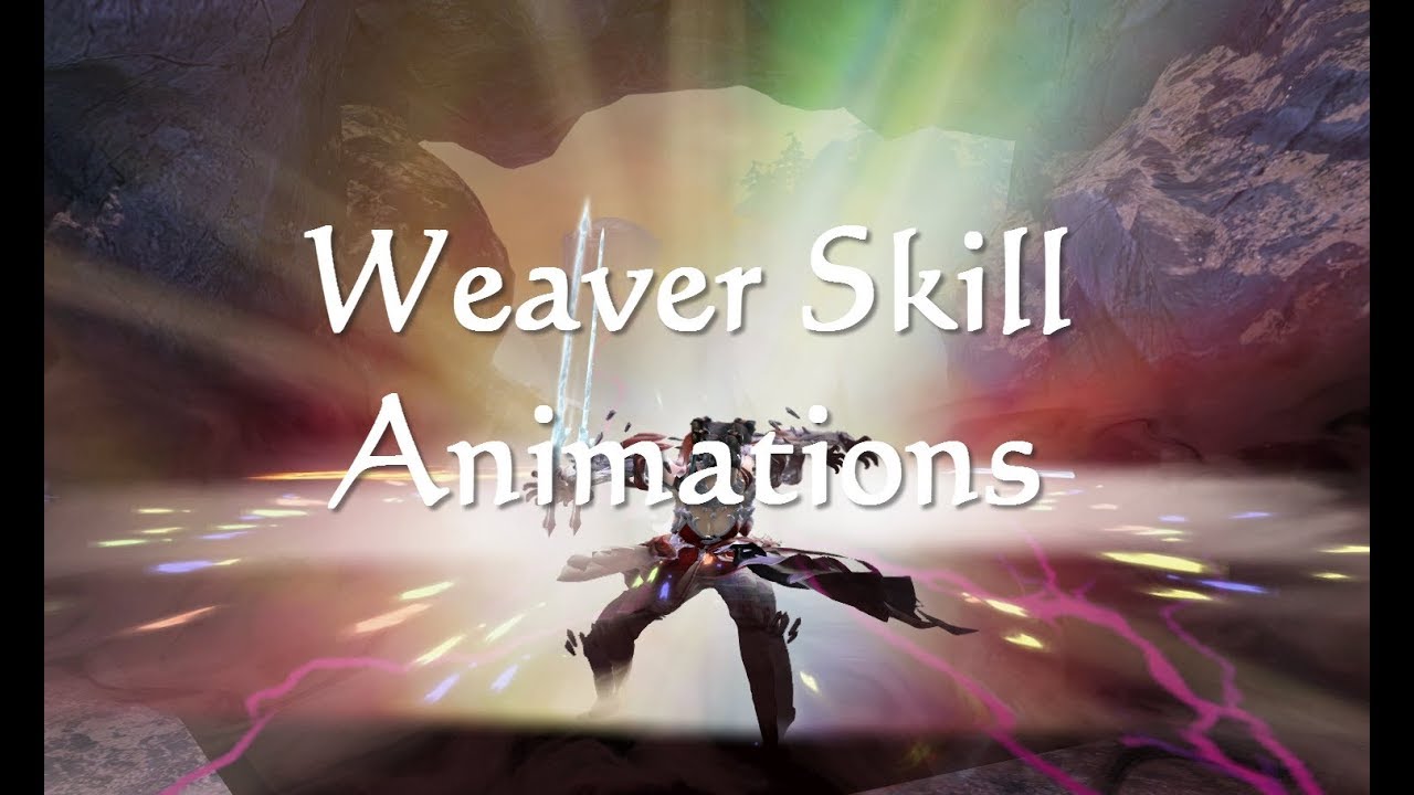 GW2 Weaver (Elementalist) Elite Spec Skill Animations - YouTube