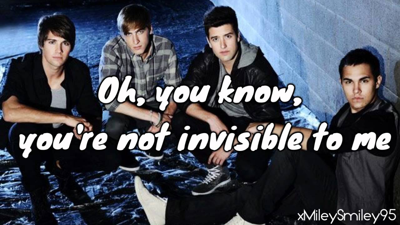Big Time Rush - Invisible (with lyrics) - YouTube