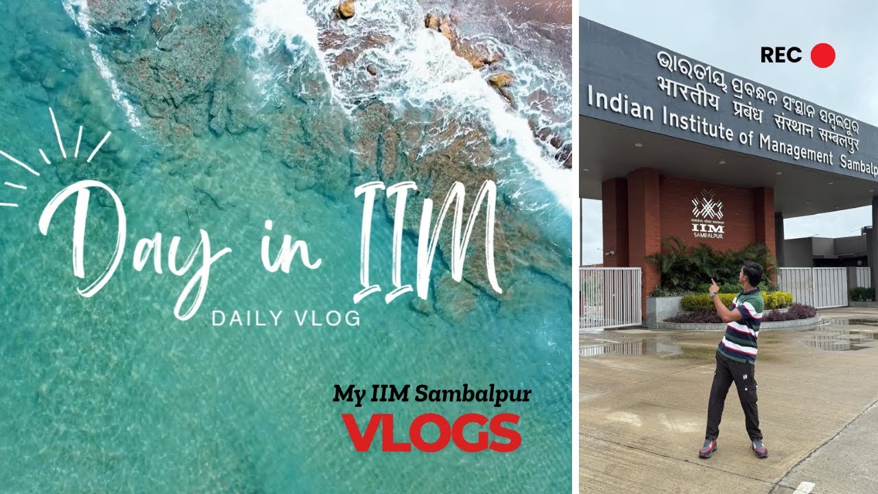A Day in My Life at IIM Sambalpur - Classes, Simulation, Gym & Jalebi ...