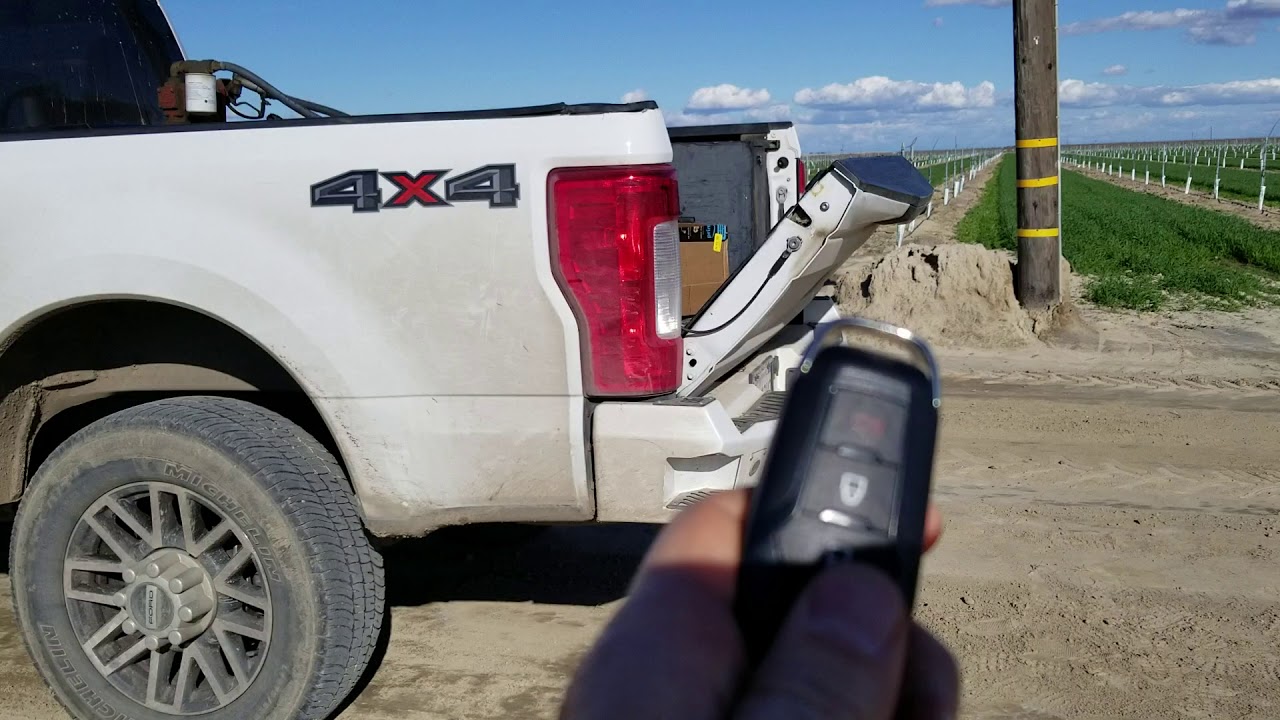 DIY remote tailgate opener for f250 - YouTube