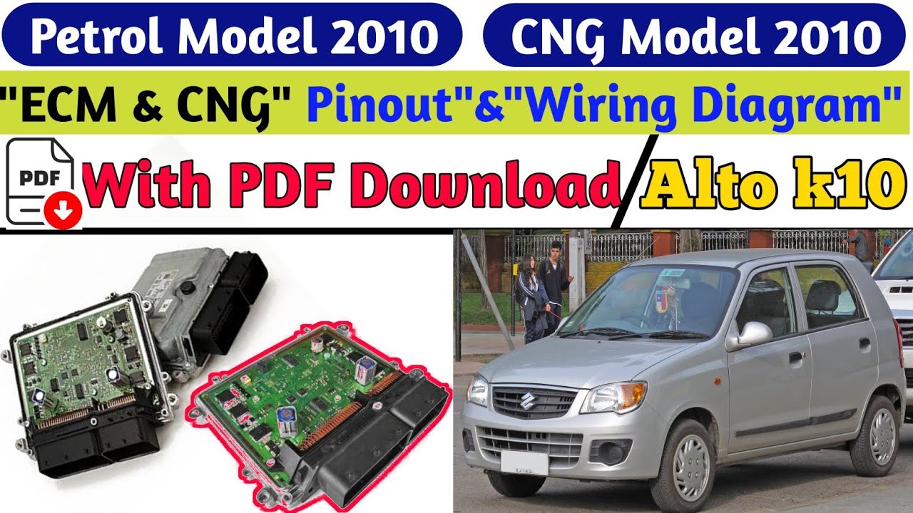 Alto k10 "ECM & CNG" Pinout or Wiring diagram || Pdf Download - YouTube