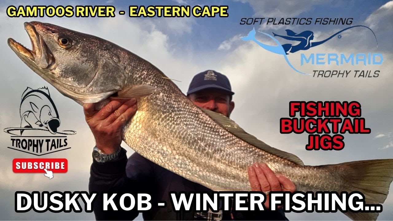 How to catch Winter Kob fishing Bucktail Jigs on Gamtoos River! - YouTube