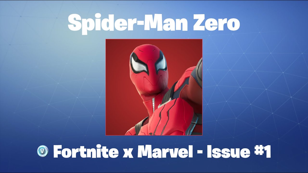 Spider-Man Zero | Fortnite Outfit/Skin - YouTube